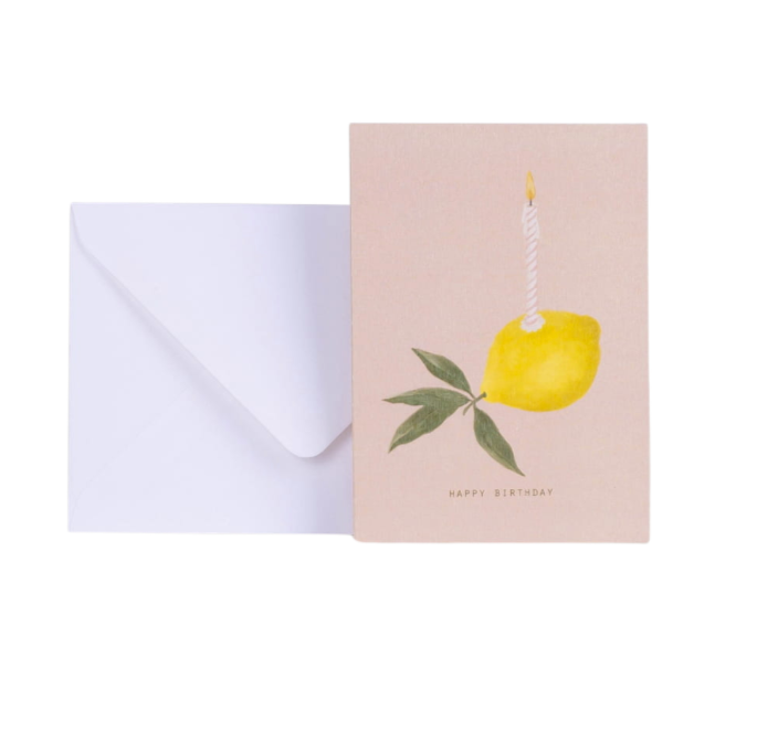 Lemon Birthday Card – MELROSE MAISON