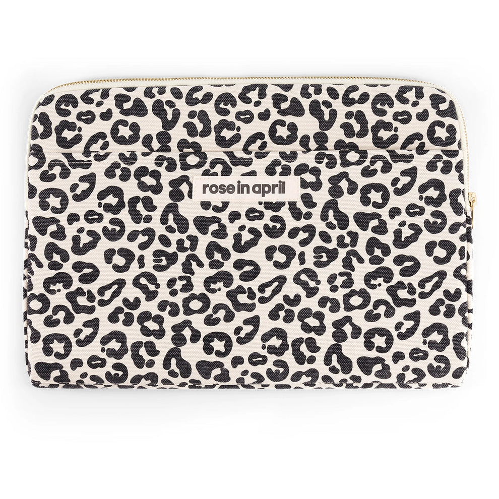 Greige Leopard Laptop Sleeve – MELROSE MAISON